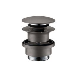 Hansgrohe Ablaufgarnitur 50100340 brushed black chrome, G 1 1/4, Messing