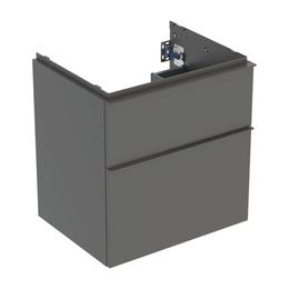 Geberit iCon Waschtisch-Unterschrank 502303JK1 59,2x61,5x47,6cm, 2 Schubladen, lava matt/lava matt