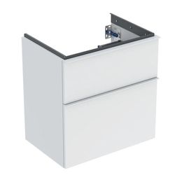 Geberit iCon Waschtisch-Unterschrank 502307013 59,2x61,5x41,6cm, 2 Schubladen, wei&szlig; matt, Griff wei&szlig; matt