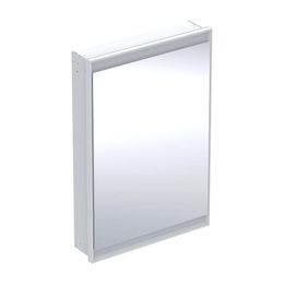 Geberit One Spiegelschrank 505800002 60x90x15cm, mit ComfortLight, 1 T&uuml;r, Anschlag links, wei&szlig;/Aluminium pulverbeschichtet