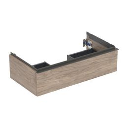 Geberit iCon Waschtisch-Unterschrank 502312JR1 88,8x24,7x47,6cm, nussbaum/Griff lava matt