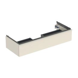Geberit iCon Waschtisch-Unterschrank 502313JL1 118,4x24,7x47,6cm, sand hochgl&auml;nzend/Griff sand matt