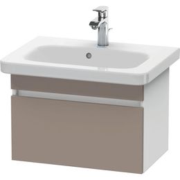 Duravit DuraStyle Waschtisch-Unterschrank DS637904318 58 x 36,8 cm, basalt matt/wei&szlig; matt, 1 Auszug