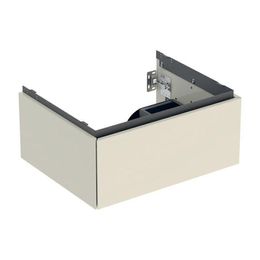 Geberit One Waschtisch-Unterschrank 505071004 59,2 x 50,4 x 47 cm, sand-grau/lackiert hochgl&auml;nzend, 1 Schubladen