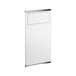 KEUCO Modul Waschtisch 1 Plan Integral 44988015101 Anschlag links, verchromt/weiss lackiert