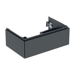 Geberit One Waschtisch-Unterschrank 505072008 74 x 50,4 x 47 cm, mattschwarz, 1 Schubladen