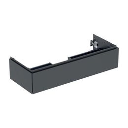 Geberit One Waschtisch-Unterschrank 505075008 118,4 x 50,4 x 47 cm, mattschwarz, 1 Schubladen