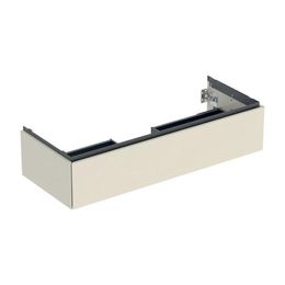 Geberit One Waschtisch-Unterschrank 505075004 118,4 x 50,4 x 47 cm, sand-grau/lackiert hochgl&auml;nzend, 1 Schubladen