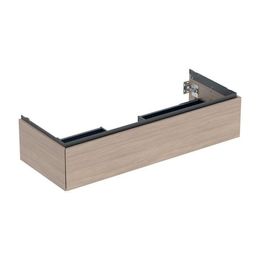 Geberit One Waschtisch-Unterschrank 505075005 118,4 x 50,4 x 47 cm, Eiche/Melamin Holzstruktur, 1 Schubladen