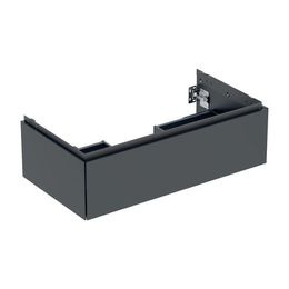 Geberit One Waschtisch-Unterschrank 505073008 88,8 x 50,4 x 47 cm, mattschwarz, 1 Schubladen