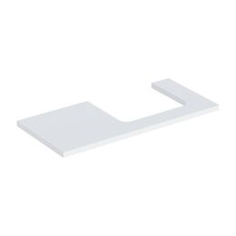 Geberit One Waschtisch-Platte 505324002 105 x 3 x 47 cm, wei&szlig;/lackiert matt, Ausschnitt rechts