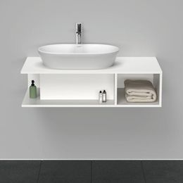 Duravit D-Neo Waschtisch-Unterschrank DE492901818 100 x 55 cm, Wei&szlig; Matt, wandh&auml;ngend, 1 Fach, 1 Konsolenplatte