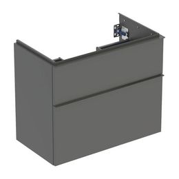 Geberit iCon Waschtisch-Unterschrank 502308JK1 74x61,5x41,6cm, 2 Schubladen, Korpus/Front/Griff lava matt