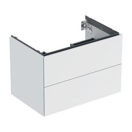 Geberit One Waschtisch-Unterschrank 505262002 74 x 50,4 x 47 cm, wei&szlig;/lackiert matt, 2 Schubladen