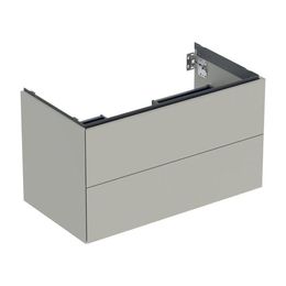 Geberit One Waschtisch-Unterschrank 505263007 88,8 x 50,4 x 47 cm, greige/lackiert matt, 2 Schubladen