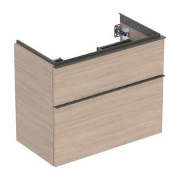 Geberit iCon Waschtisch-Unterschrank 502308JH1 74x61,5x41,6cm, 2 Schubladen, Eiche, Griff lava matt