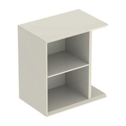 Geberit iCon Seitenelemet 502324JL1 37x40x24,5cm, f&uuml;r Handwaschbecken, sand grau/lackiert hochgl&auml;nzend