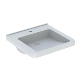 Geberit Renova Comfort Waschtisch 128557600 55 x 52,5 cm, weiss KeraTect, ohne &Uuml;berlauf