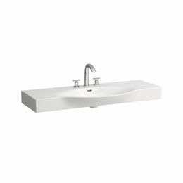 Laufen Palace Waschtisch 8117040001041 120 x 51 cm, ungeschnitten, wei&szlig;, 1 Hahnloch