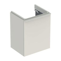 Geberit Smyle Square Handwaschbecken-Unterschrank 500363JL1 49,2x61,7x40,6cm, 1 T&uuml;r rechts, sandgrau hochglanz