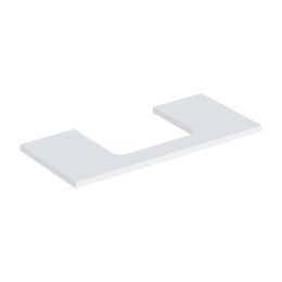 Geberit One Waschtisch-Platte 505284002 105 x 3 x 47 cm, wei&szlig;/lackiert matt, Ausschnitt mittig