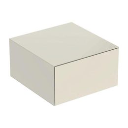 Geberit One Seitenschrank 505078004 45x24,5x47cm, 1 Schubladen, sand-grau/lackiert hochgl&auml;nzend