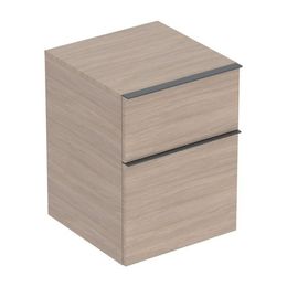 Geberit iCon Seitenschrank 502315JH1 45x60x47,6cm, 2 Schubladen, Eiche/Griff lava matt