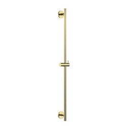 Herzbach MODUL7 seven round Dusch-Wandstange 11.965900.1.03 100cm, stufenlos verstellbar, PVD Gold