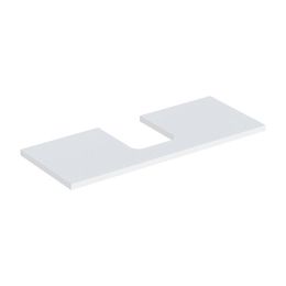 Geberit One Waschtisch-Platte 505275002 120 x 3 x 47 cm, wei&szlig;/lackiert matt, Ausschnitt mittig