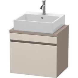 Duravit DuraStyle Waschtisch-Unterschrank DS530009143 60 x 47,8 cm, taupe/basalt matt, f&uuml;r Konsole, 1 Auszug