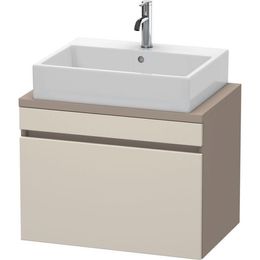 Duravit DuraStyle Waschtisch-Unterschrank DS530109143 70 x 47,8 cm, taupe/basalt matt, f&uuml;r Konsole, 1 Auszug