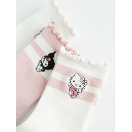 Cool Club Socken M&auml;dchen Gr&ouml;&szlig;e 31/33 hellpink / wei&szlig;