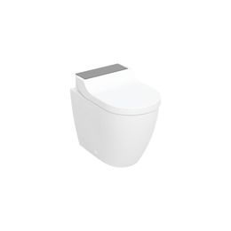 Geberit WC-Komp. AquaClean Tuma Comfort mit Stand-WC, tief, schwarz (146310SJ1)