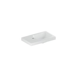 Geberit Handwaschbecken iCon Light 53x31cm, HL li, o. &Uuml;L, m Ablagefl., we. (501833001)