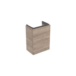 Geberit Handwaschbeckenunterschrank Acanto 1 T&uuml;r, Breite 40cm, Nussbaum / lava matt (503001JR1)