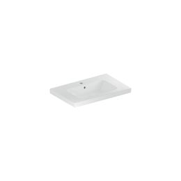 Geberit Waschtisch iCon Light 75x48cm, HL mi, m &Uuml;, m Abl, we. K-Tect (501839002)