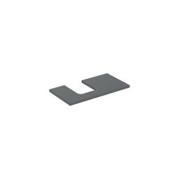 Geberit Waschtisch-Platte One 90x3x47cm, lava/lackiert ma, Ausschn li (505293003)