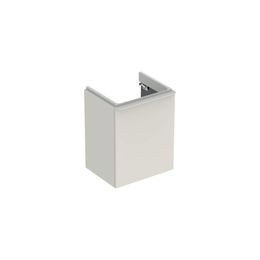 Geberit Handwaschbeckenunterschrank Smyle Square 49,2x61,7x40,6cm, 1 T. re, sandgr. hgl (500363JL1)