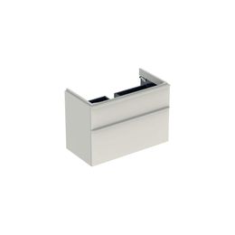 Geberit Waschtischunterschrank Smyle Square 88,4x61,7x47cm, sandgr. hgl, 2 Laden (500354JL1)
