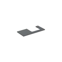 Geberit Waschtisch-Platte One 105x3x47cm, lava/lackiert ma, Ausschn re (505324003)