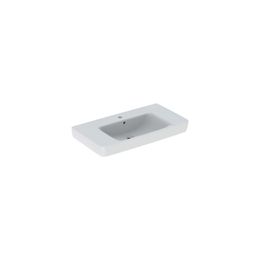 Geberit Waschtisch Renova Plan 90x48cm, HL mi, m &Uuml;, Abl, we. K-Tect (501702008)
