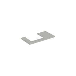 Geberit Waschtisch-Platte One 90x3x47cm, greige/lackiert m, Ausschn li (505303007)
