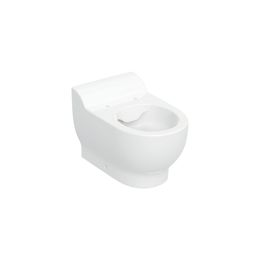 Geberit Stand-WC, Tiefsp&uuml;ler Bambini wei&szlig; KeraTect, f&uuml;r WC-Sitz (502966008)