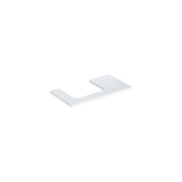 Geberit Waschtisch-Platte One 90x3x47cm, w/lack. hochgl., Ausschn li (505303001)