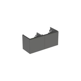 Geberit Doppelwaschtisch-Unterschrank Acanto 1 La., 1 I-Lade, B 119cm, la ma / la. ma (503007JK1)