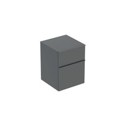 Geberit Seitenschrank iCon 45x60x47,6cm, 2 Laden, la. m/la. matt (502315JK1)