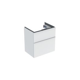 Geberit Waschtischunterschrank iCon 59,2x61,5x41,6cm, 2 L, we. ma/Gr we. ma (502307013)