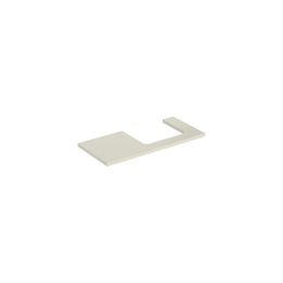 Geberit Waschtisch-Platte One 105x3x47cm, sand-grau/l hg, Ausschn re (505324004)