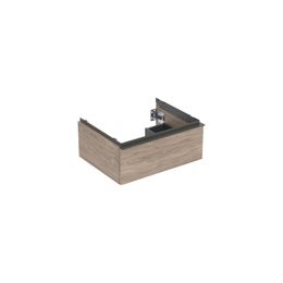 Geberit Waschtischunterschrank iCon 59,2x24,7x47,6cm, nuss/Griff lava matt (502310JR1)