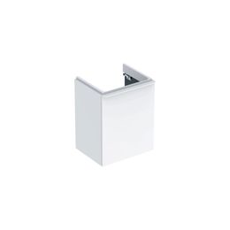 Geberit Handwaschbeckenunterschrank Smyle Square 49,2x61,7x40,6cm, 1 T. re, we. hochglanz (500363001)